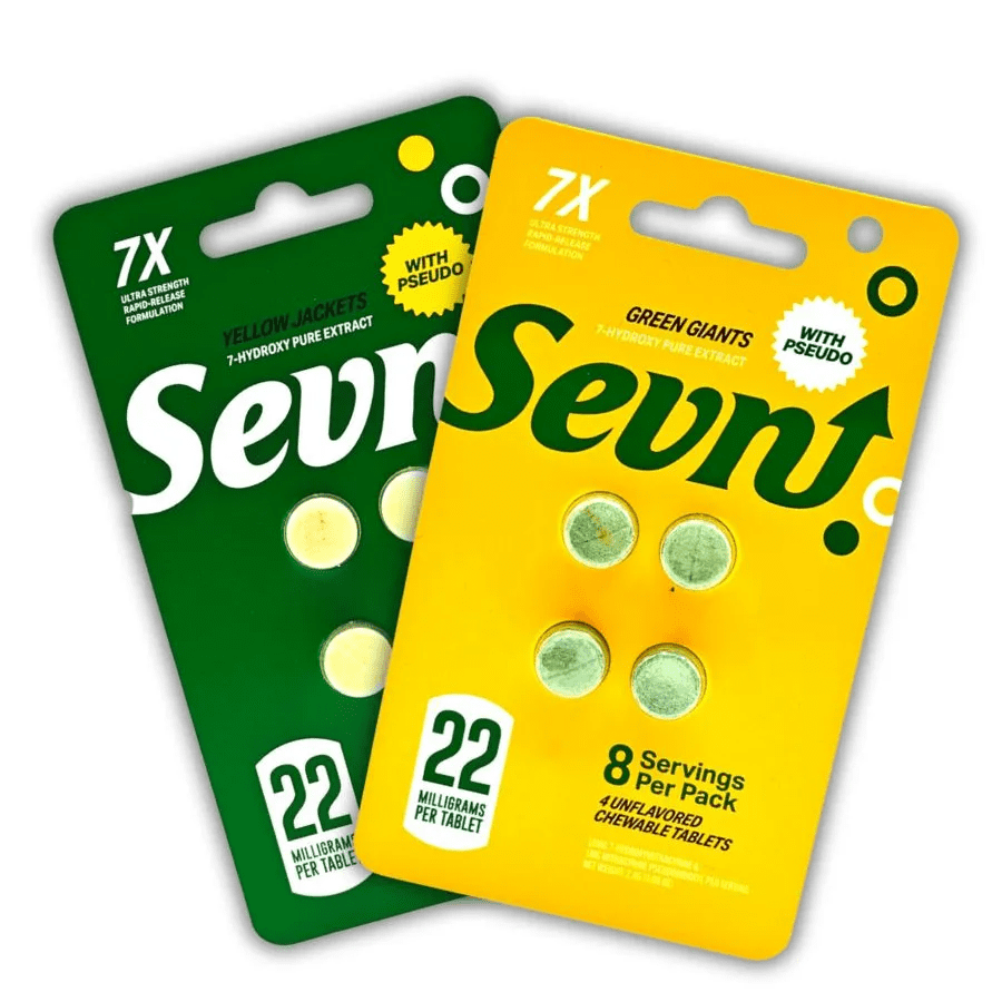 Sevn Hydroxy 7x | 88mg | Chewable Tablets - Buy Kratom & 7OH - Liquids ...