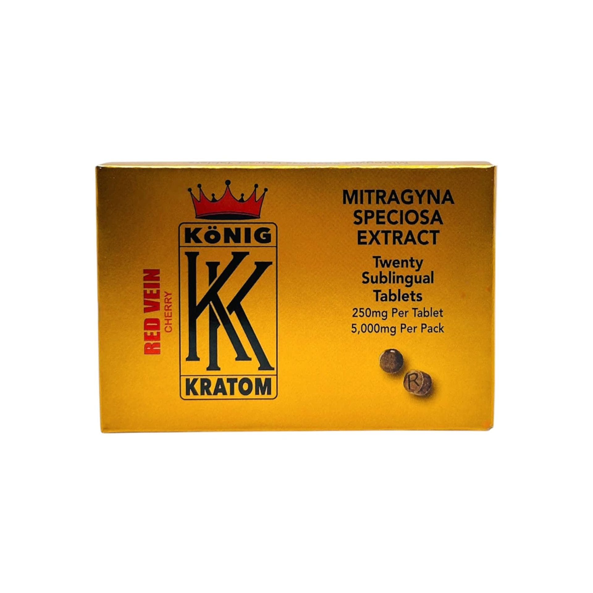 Konig | Kratom Tablets | 250mg | 20ct - Buy Kratom & 7OH - Liquids ...